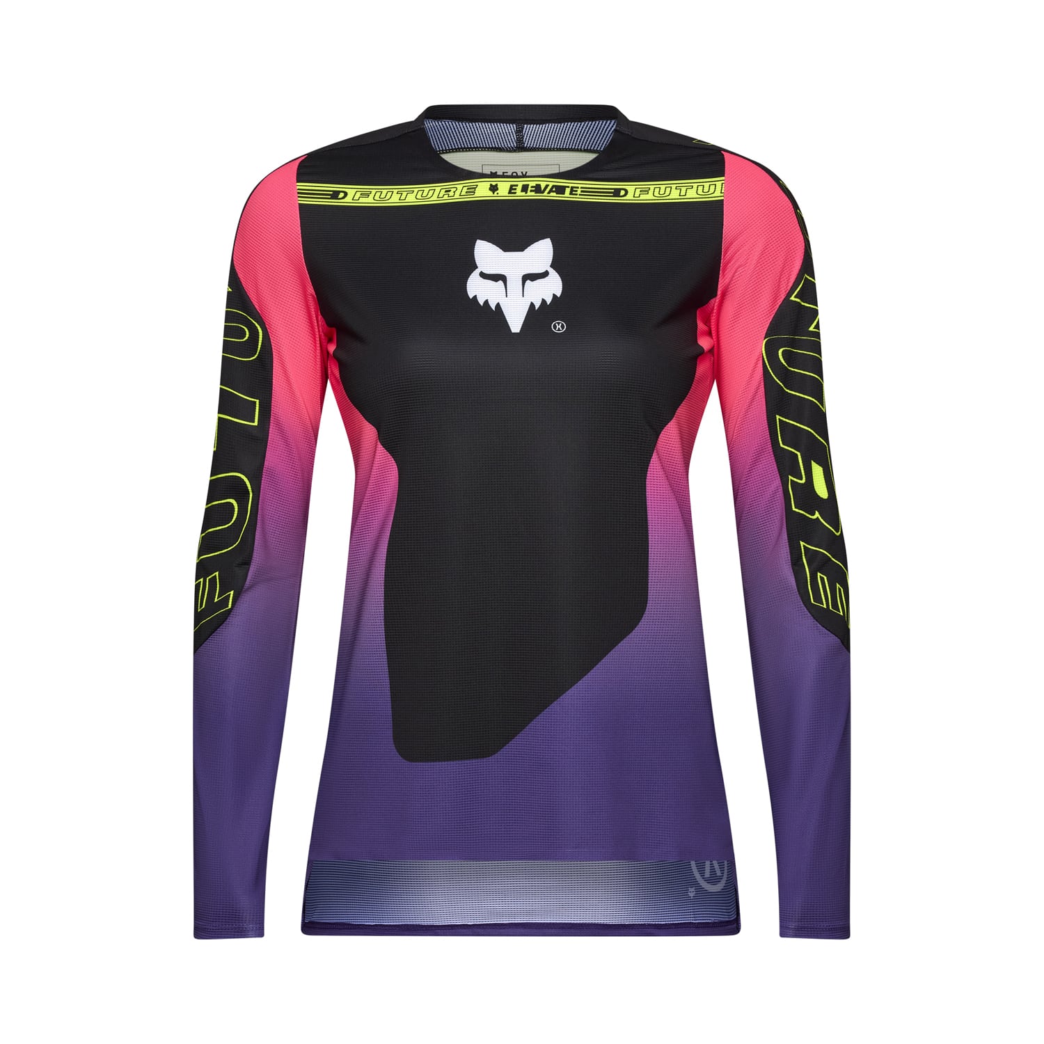 Maillot FOX FLEXAIR ELEVATED Femme Manches longues Noir 2025 – Probikeshop