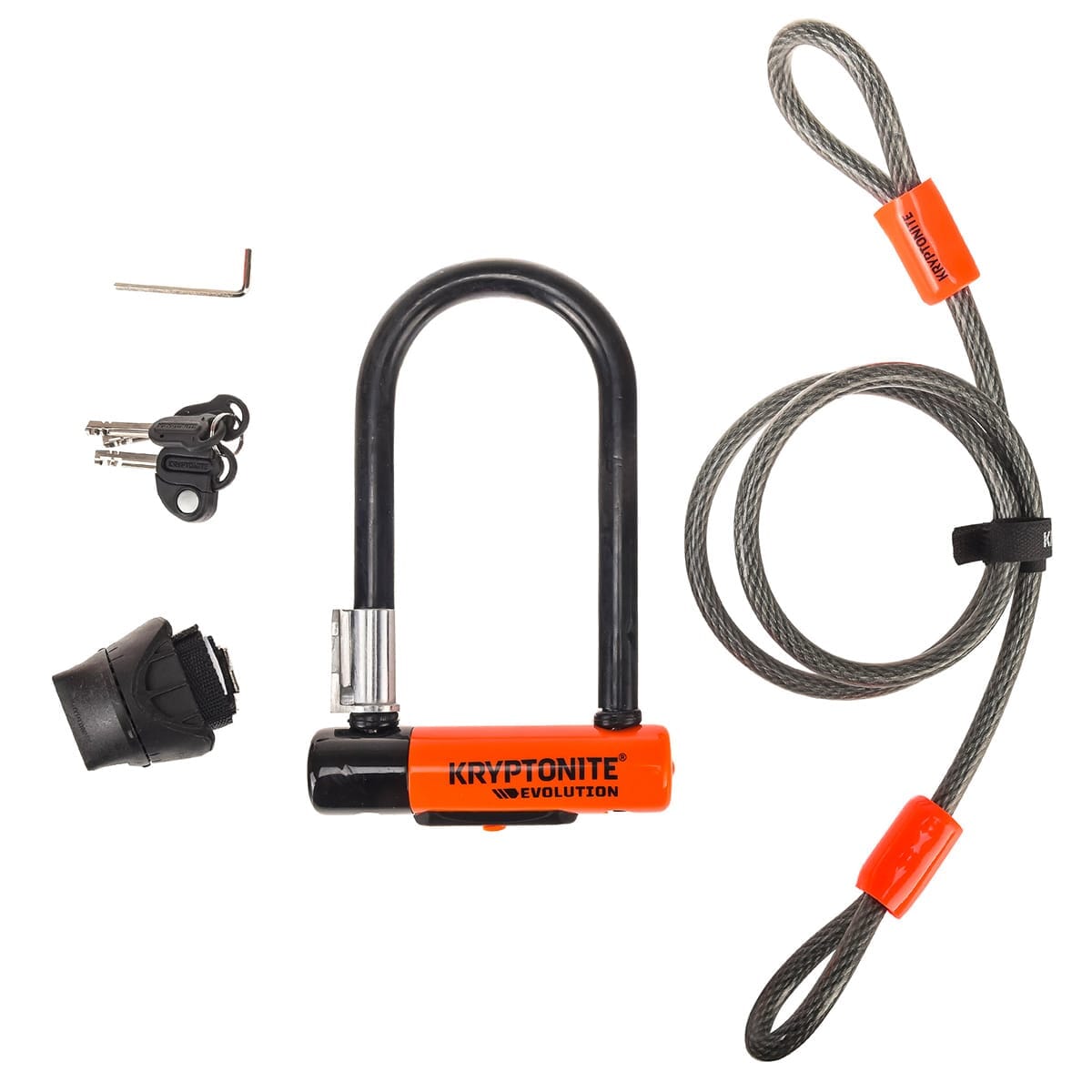 Antivol U KRYPTONITE EVOLUTION MINI-7 + Câble FLEX – Probikeshop