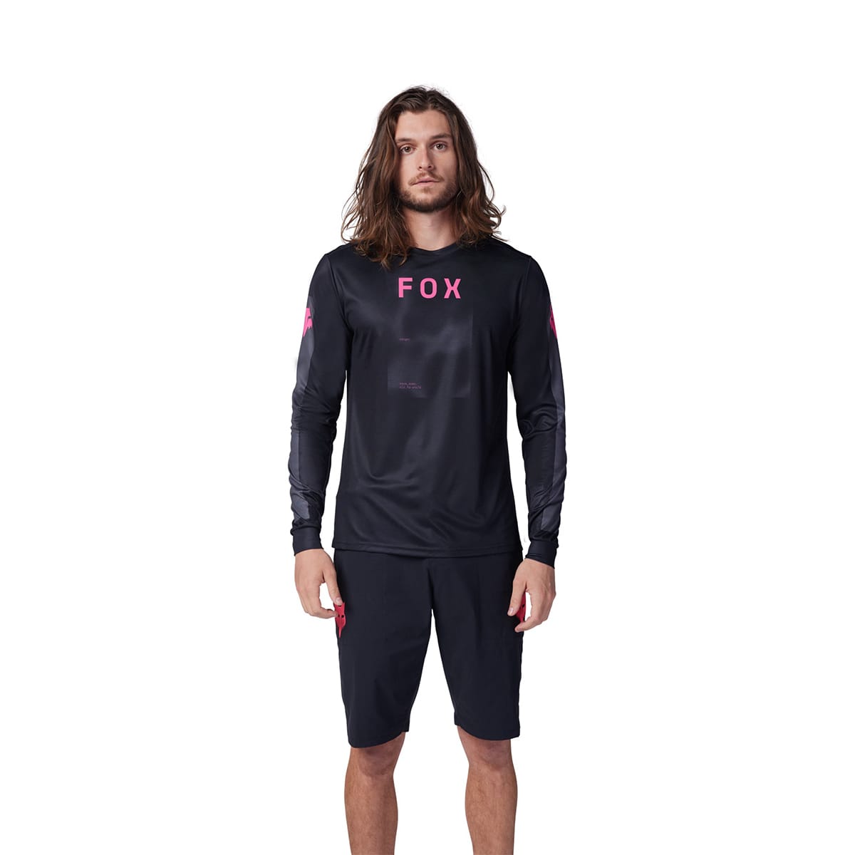Maillot FOX RANGER TAUNT Manches Longues Noir – Probikeshop