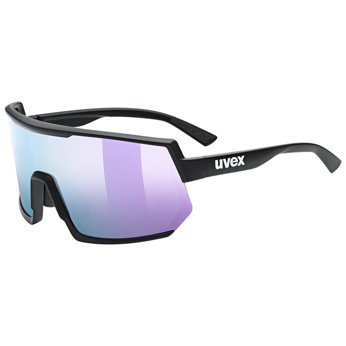 Lunettes UVEX SPORTSTYLE 235 Noir Supravision Lavande Mirror – Probikeshop