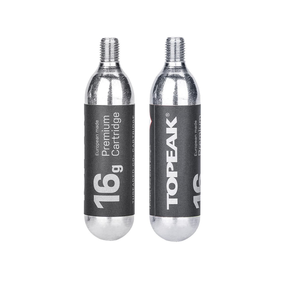 Cartouches CO2 TOPEAK Filetée 16g (2 pieces) – Probikeshop