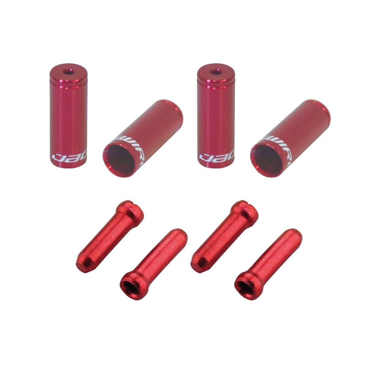 Embouts de Câble et Gaine de Frein et Dérailleur JAGWIRE Rouge (x16 ...