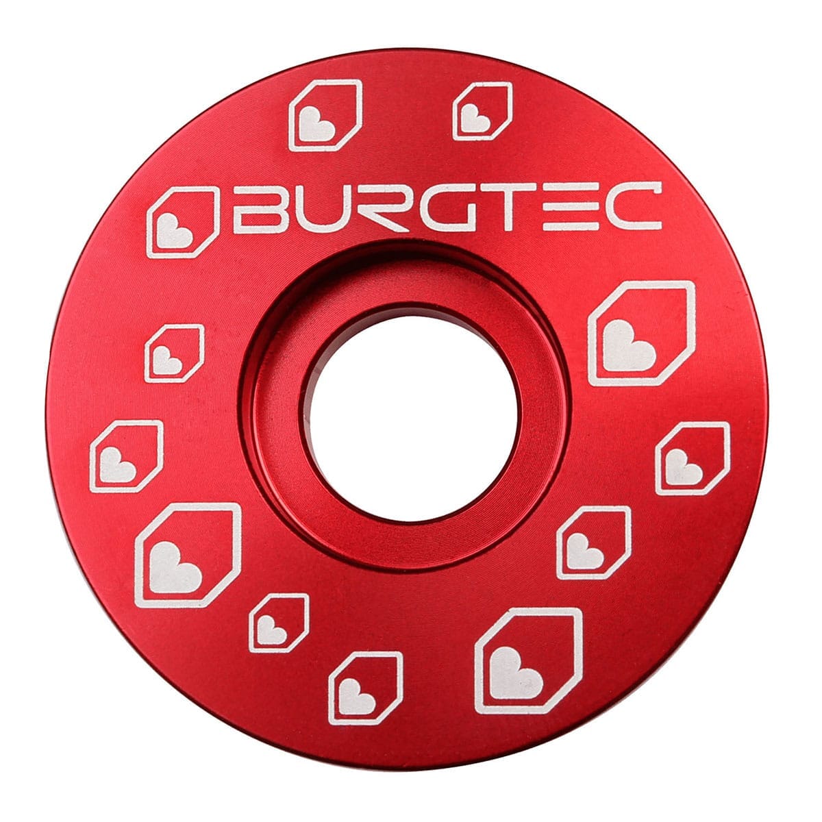 Bouchon de Potence BURGTEC 1"1/8 Rouge – Probikeshop