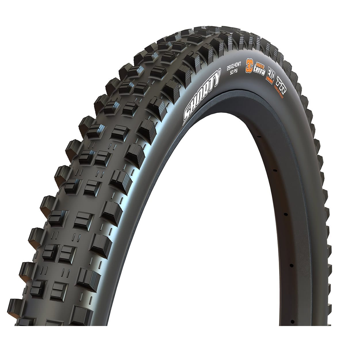 Pneu MAXXIS SHORTY 29x2.40 WT DH 3C MaxxGrip Tubeless Ready Souple Noi ...