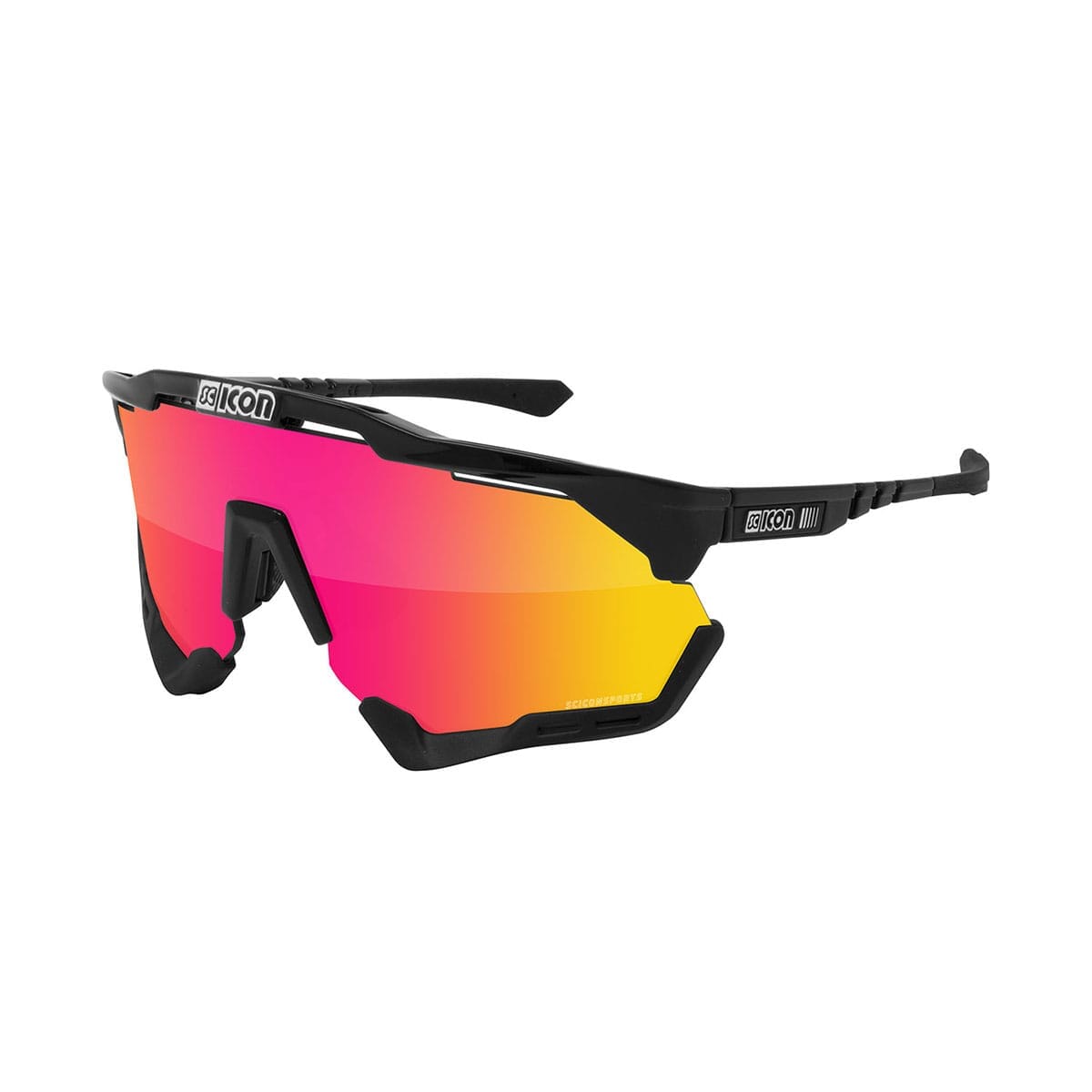 Lunettes SCICON AEROSHADE XL Noir Iridium Rouge – Probikeshop