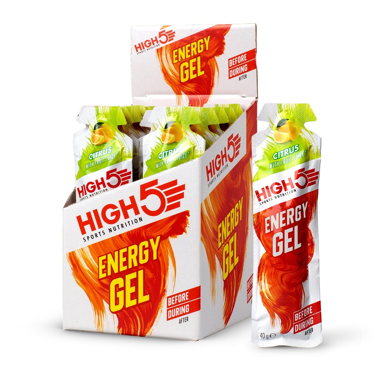 Gel Énergétique HIGH5 ENERGY GEL (40g) Citron – Probikeshop