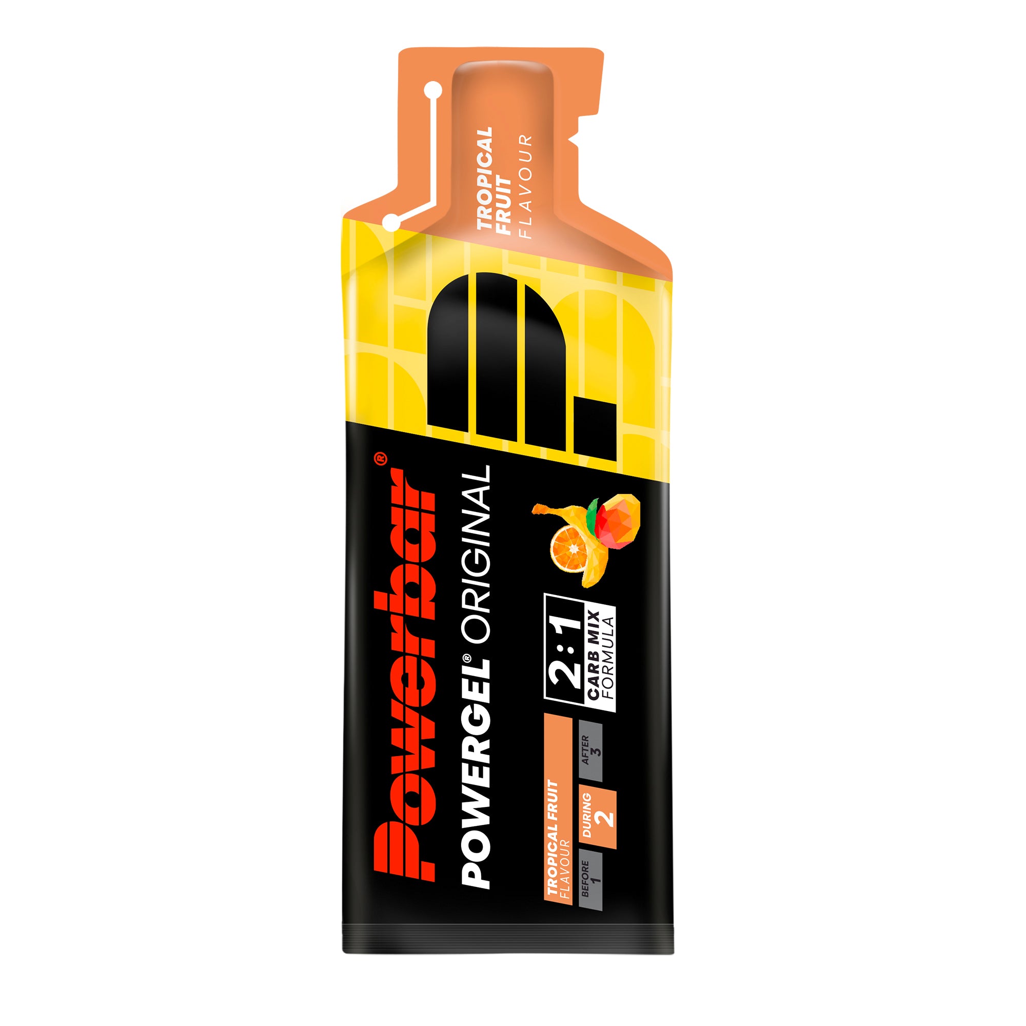 Gel Énergétique POWERBAR POWERGEL ORIGINAL (41 g) Fruit Tropical – Probikeshop