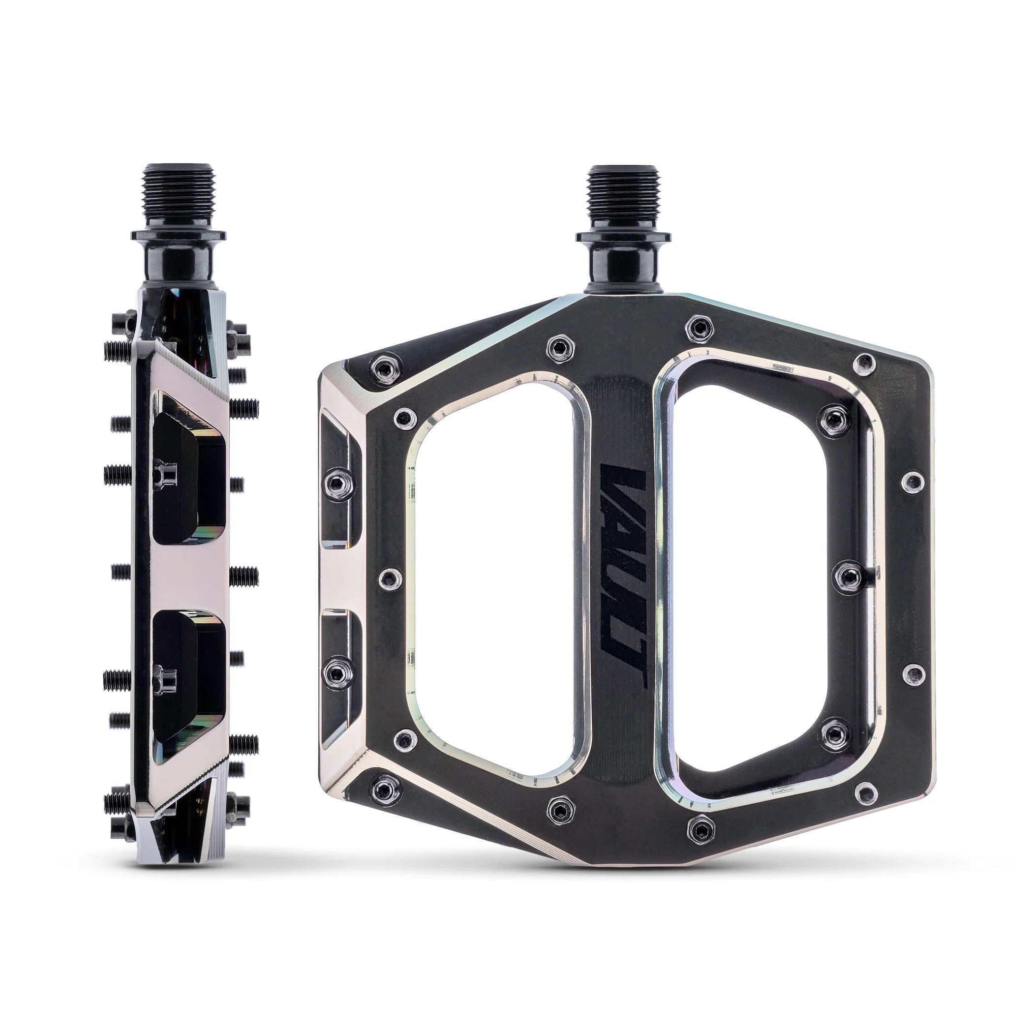 Pédales Plates DMR VAULT Chrome Noir – Probikeshop