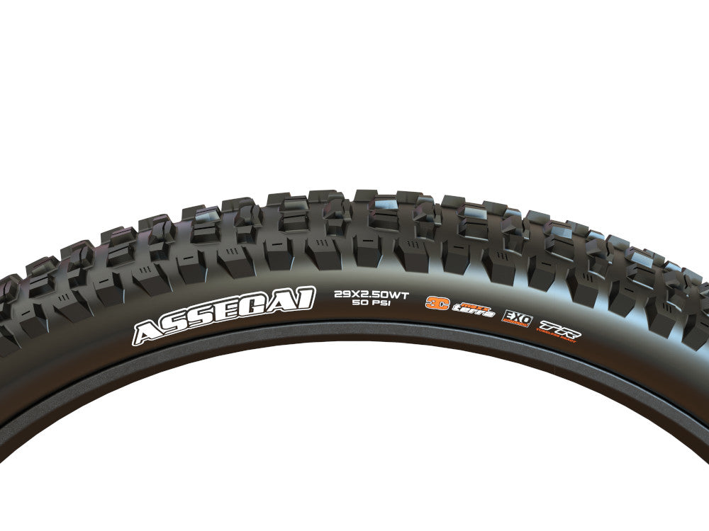 Pneu MAXXIS ASSEGAI 29x2.50 WT DH E50 3C MaxxGrip Tubeless Ready Soupl – Probikeshop