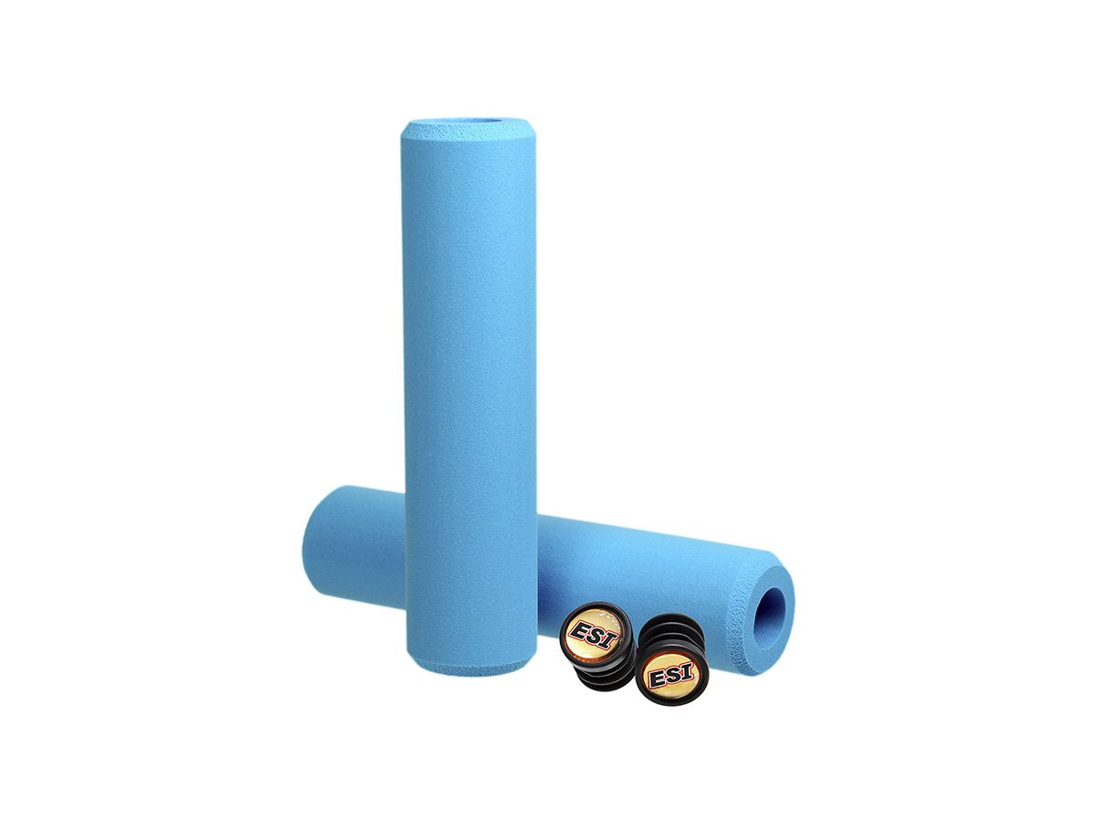 Grips ESI EXTRA CHUNKY 130 mm Bleu Ciel – Probikeshop